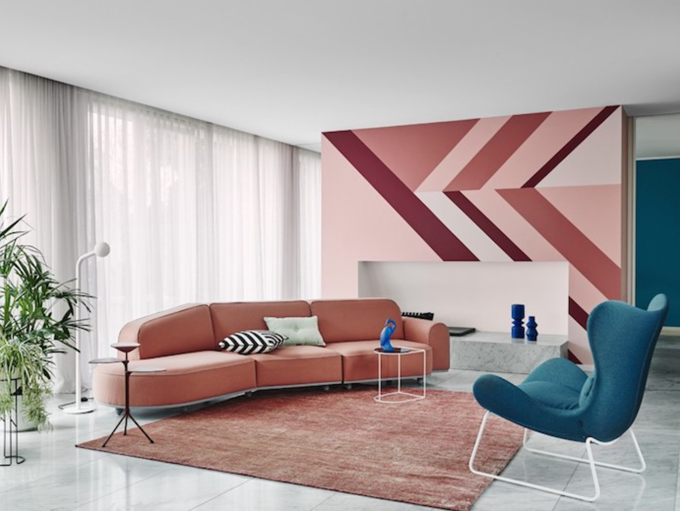 Parede geométrica: 20 ideias incríveis e como fazer a sua