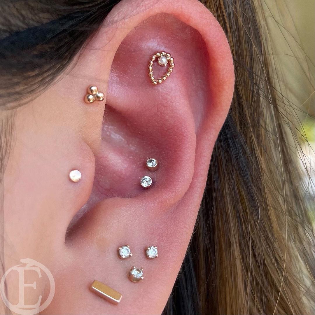 Piercing no tragus: cuidados necessários e fotos para inspirar