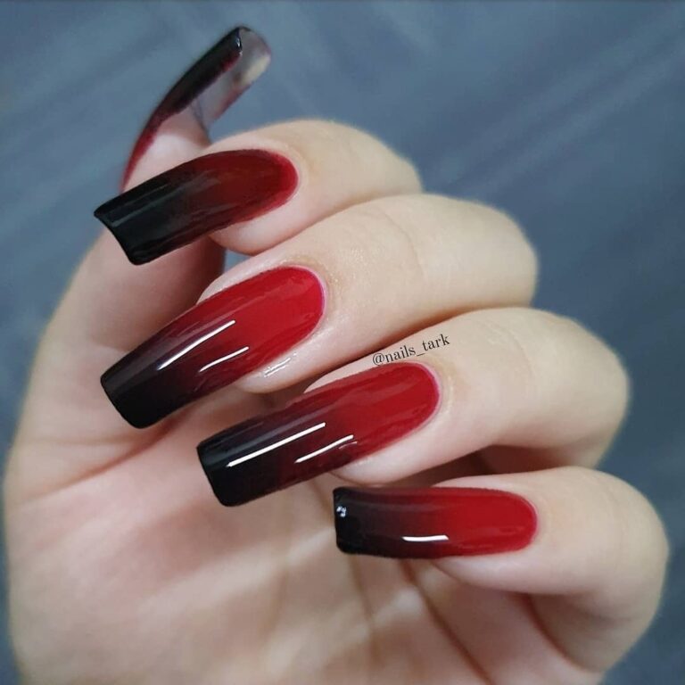 Unhas Vermelhas Com Preto 25 Ideias Como Fazer Passo A Passo