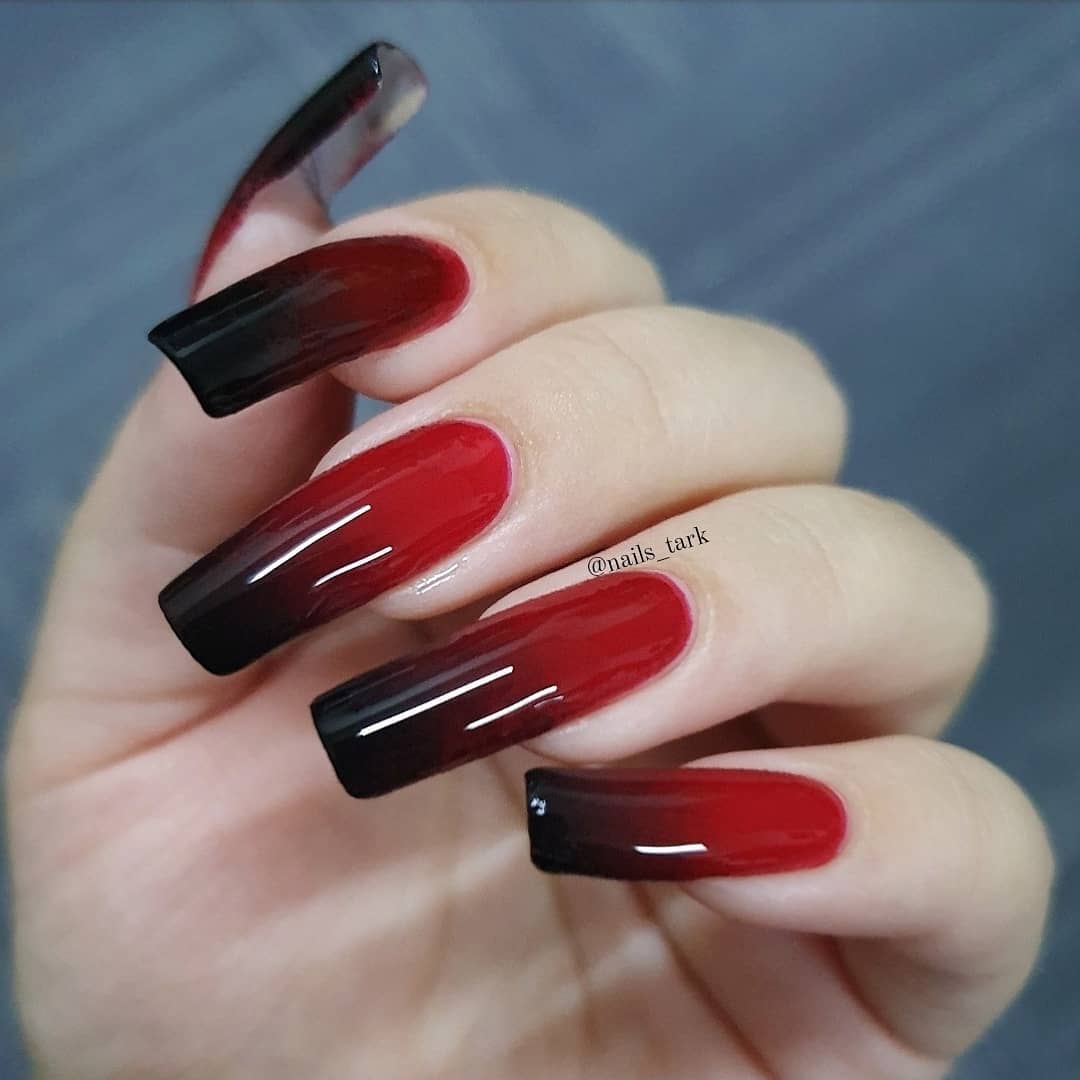 Unhas Vermelhas Com Preto 25 Ideias Como Fazer Passo A Passo